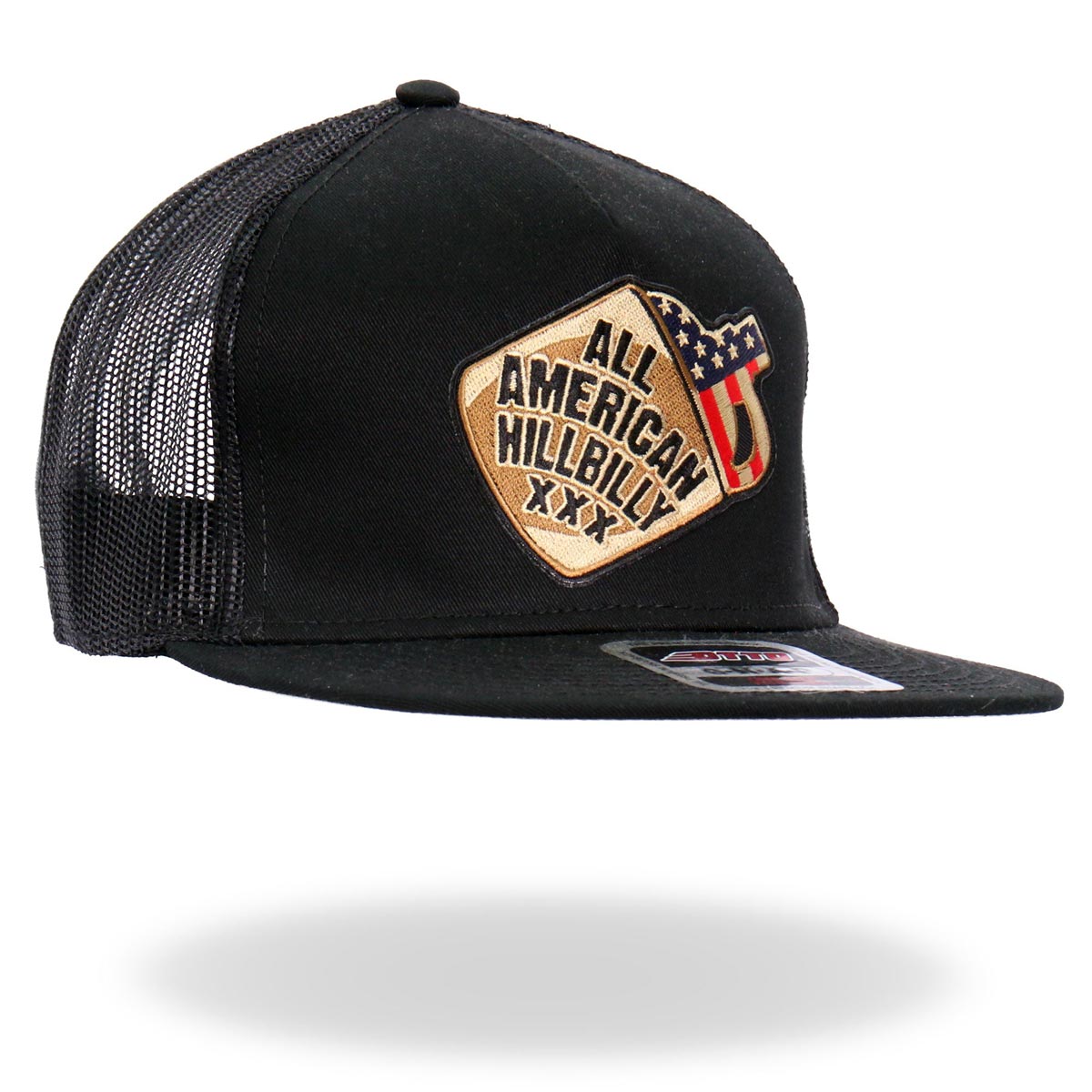 Hot Leathers GSH2025 Black All American Hilbilly Snapback – Milwaukee ...