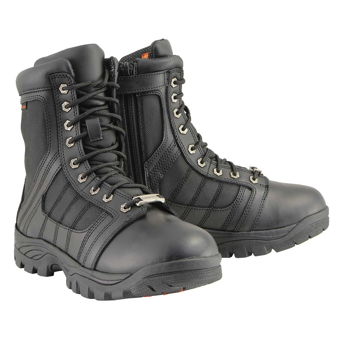 Milwaukee Leather MBM9130WP Men’s Black Lace-Up Waterproof Swat