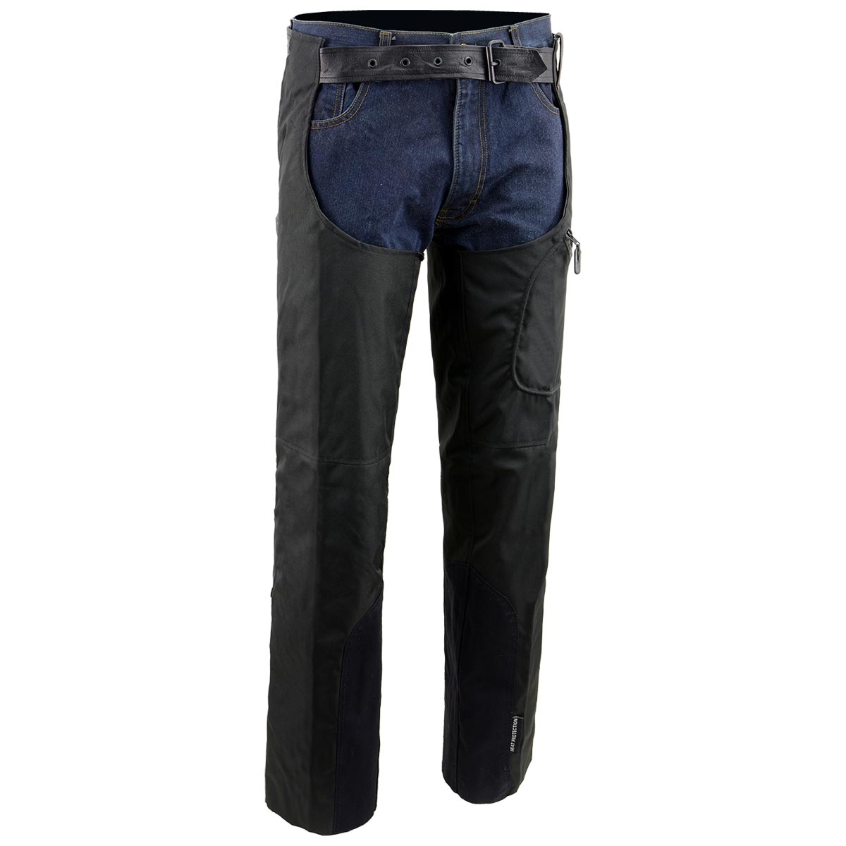 NexGen SH2258 Men's Black Textile Riding Chaps with Heat Protection ...