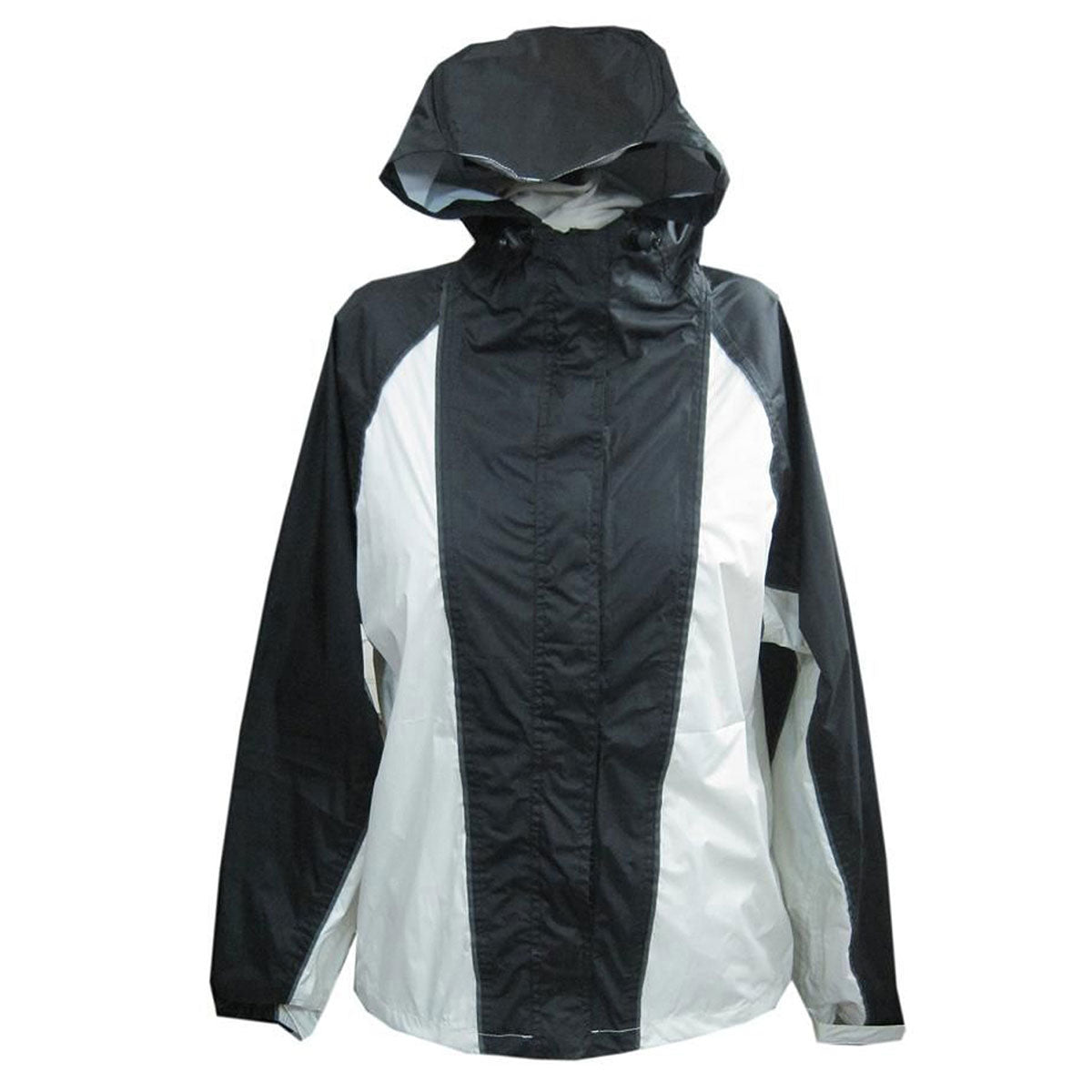 NexGen Ladies SH2333 Beige and Black Hooded Water Proof Rain Suit ...